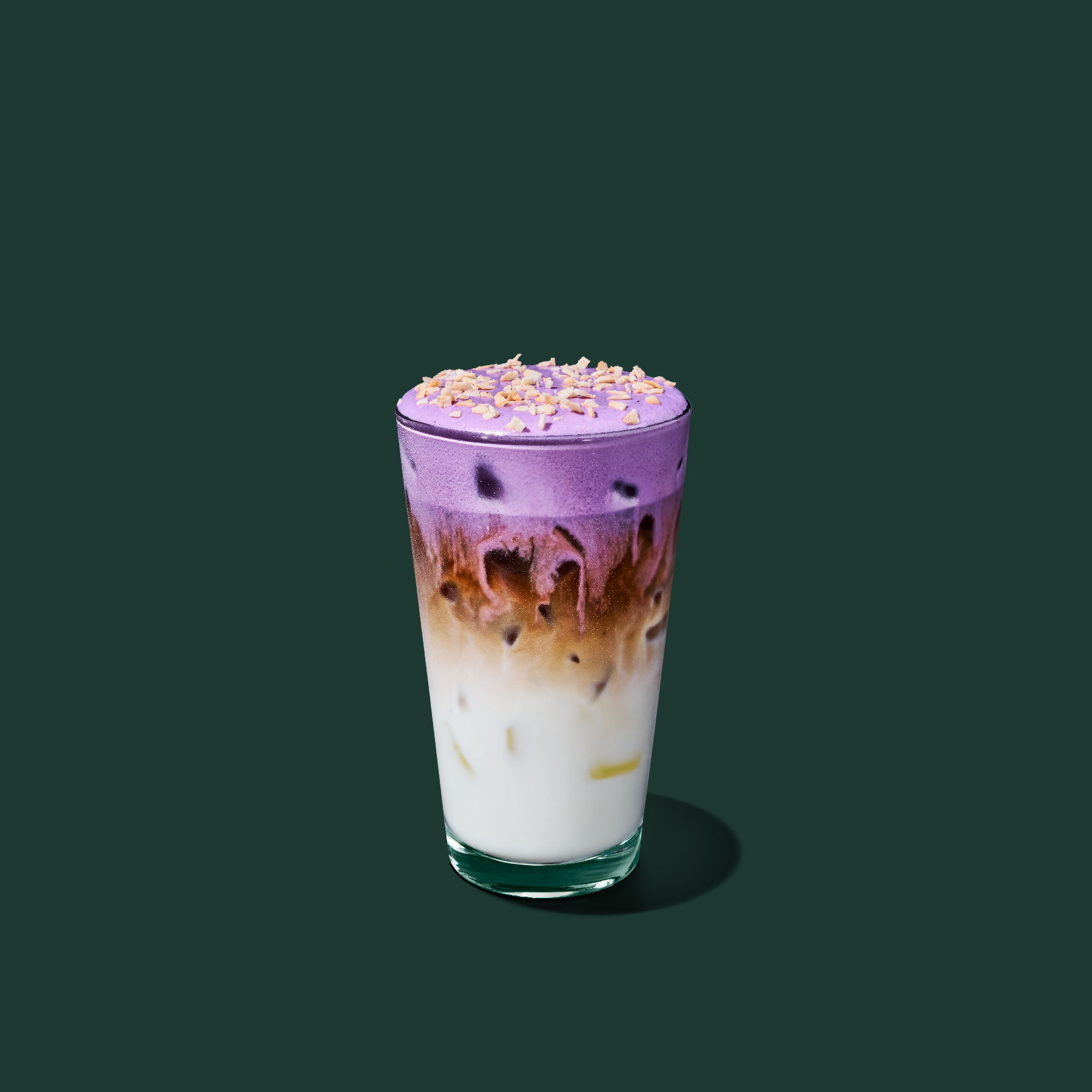 Iced Ube Coconut Macchiato