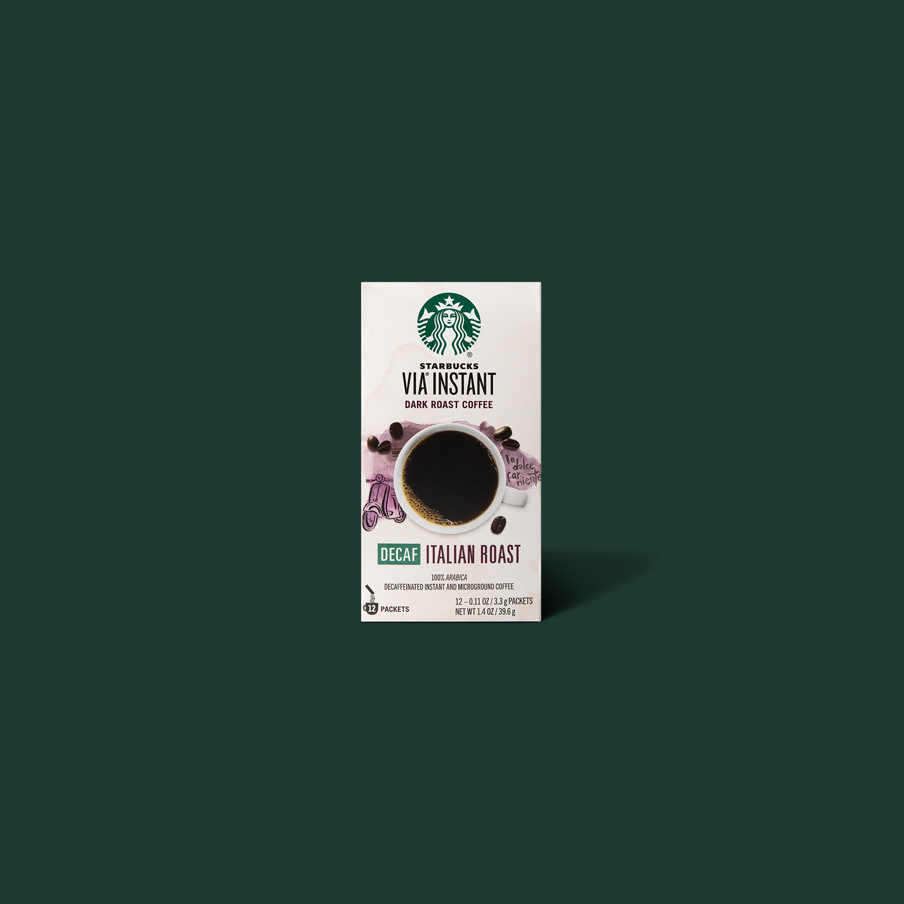 Starbucks VIA® Instant Decaf Italian Roast